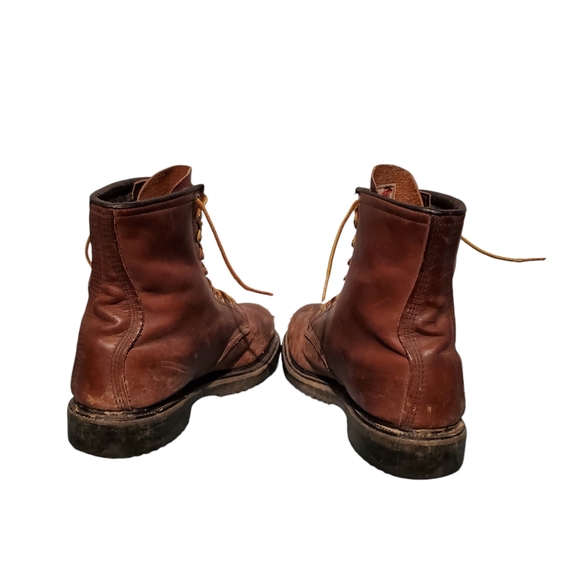 Red Wing Shoes | Shoes | Vintage Red Wing Brown Leather Laceup Combat ...
